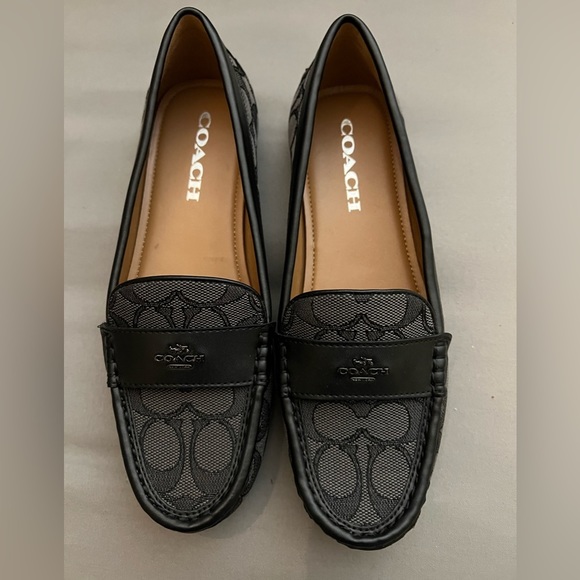 Coach | Shoes | Coach Monogram Driving Loafers 65 | Poshmark